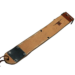 World War US M6 Leather Sheath for M3 Trench Knife Premium scabbard Drum Dyed Leather (Tan)