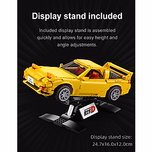 dOMOb Mazda RX-7 FD3S Car Building Kit – Initial-D 25th Anniversary – Realistic Model 1:12 Simulated Build – 1655 pcs Blocks – CaDA Bricks Toys for 8+ Age Kids & Adults – for Boys, Hobbyist, Collector