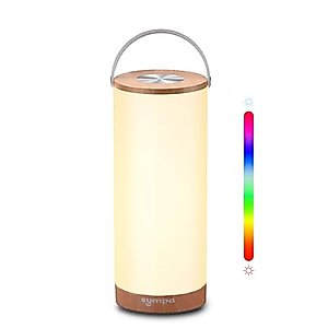 sympa Cordless Table Lamp - 10 Inch Rechargeable LED Desk Lamp, Dimming Bedside Table Lamp for Bedroom and Office, Portable Touch Table Lamp for Outdoor & Camping, 360° Eye-Care Lighting