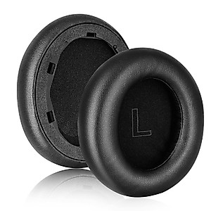 XBERSTAR Professional Headphones Ear Pads Cushions Replacement -earpads for Soundcore Life Q30 / Q35 BT Headset (Black)