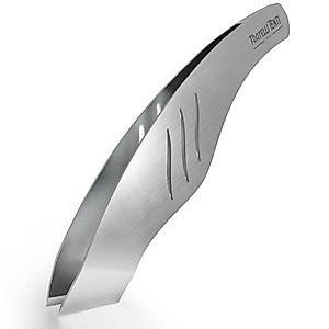 Fish Bone Tweezers - Stainless Steel Fish Scaler - Perfect Tongs for Removing Fish Bones and Scales, Serving Sliced Salmon, Sashimi and Any Fish