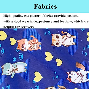 Ledhlth Cat Kids Arm Sling for Girls Blue Cute Toddler Shoulder Sling for Shoulder Injury Children Elbow Sling for Shoulder Surgery Padiatric Wrist Sling for Arm Broken (Kids S)