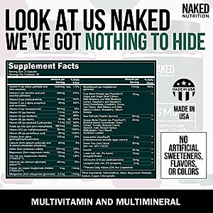 Men’s Multi – Daily Multivitamin for Men – A, C, E, Selenium, Zinc, Fruit and Super Green Extracts and More to Boost Immune Support – Gluten-Free and Vegetarian Daily Vitamins – 60 Capsules