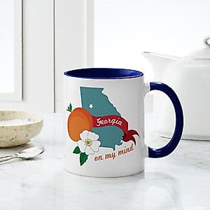 CafePress Georgia On My Mind Mug Ceramic Coffee Mug, Tea Cup 11 oz