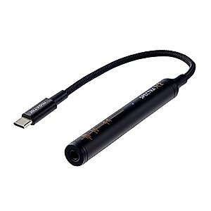 MAKTAR Spectra X2 Portable DAC/AMP [3.5mm Jack to USB-C], High Resolution Lossless 32bit / 384kHz Headphone Amplifier, Compatible with iPad, MacBook, Android, Laptop
