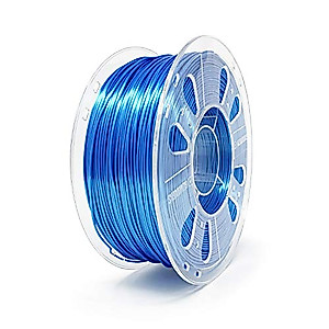 Gizmo Dorks Silk PLA 3D Printer Filament 1.75mm 1kg, High Gloss Ocean Blue