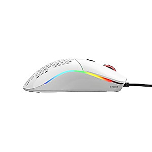 Glorious PC Gaming Race Model O Gaming-Mouse - White, Glossy