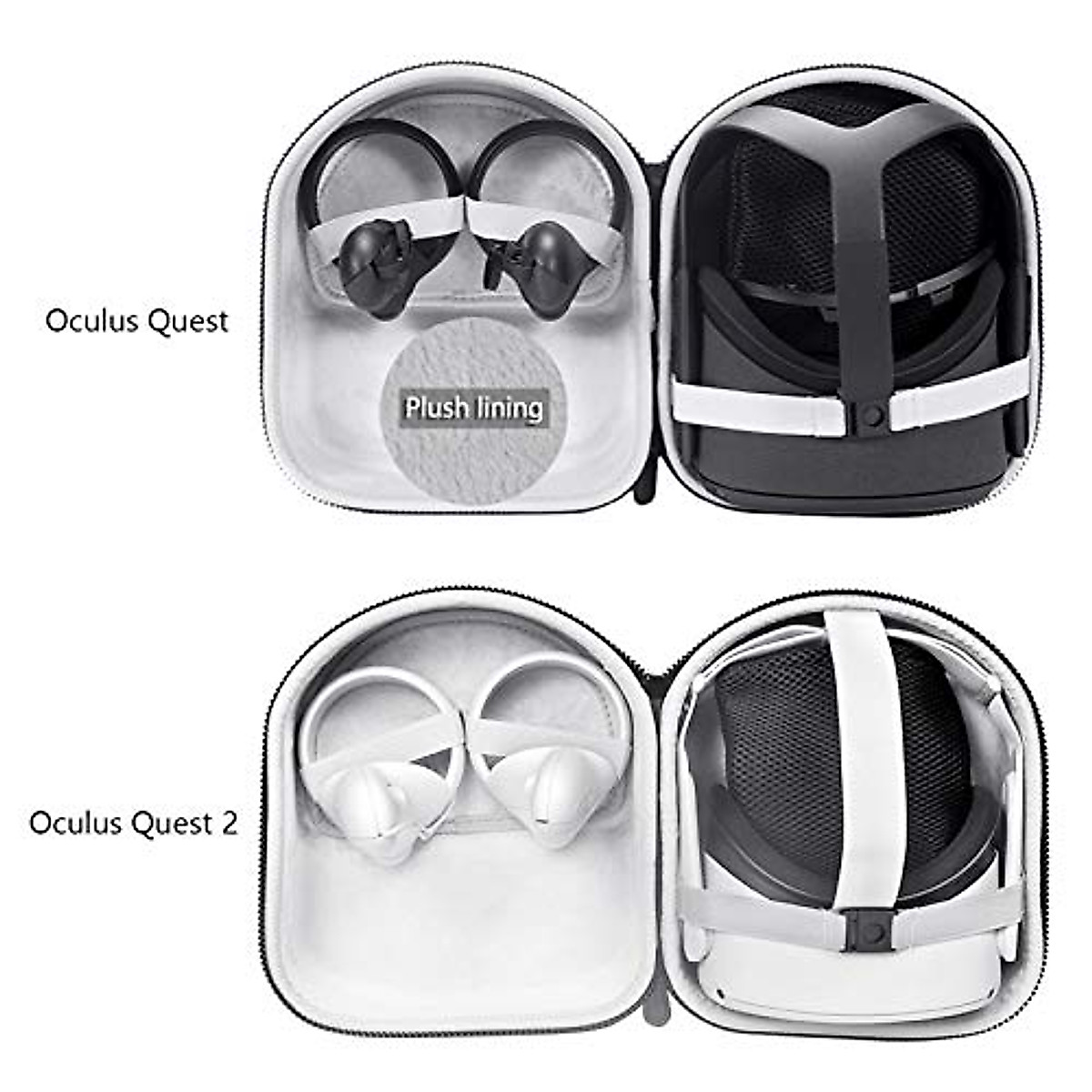 WOONITH VERSAINSECT Protective Cover Storage Bag Carrying Case for -Oculus Quest 2 VR Headset