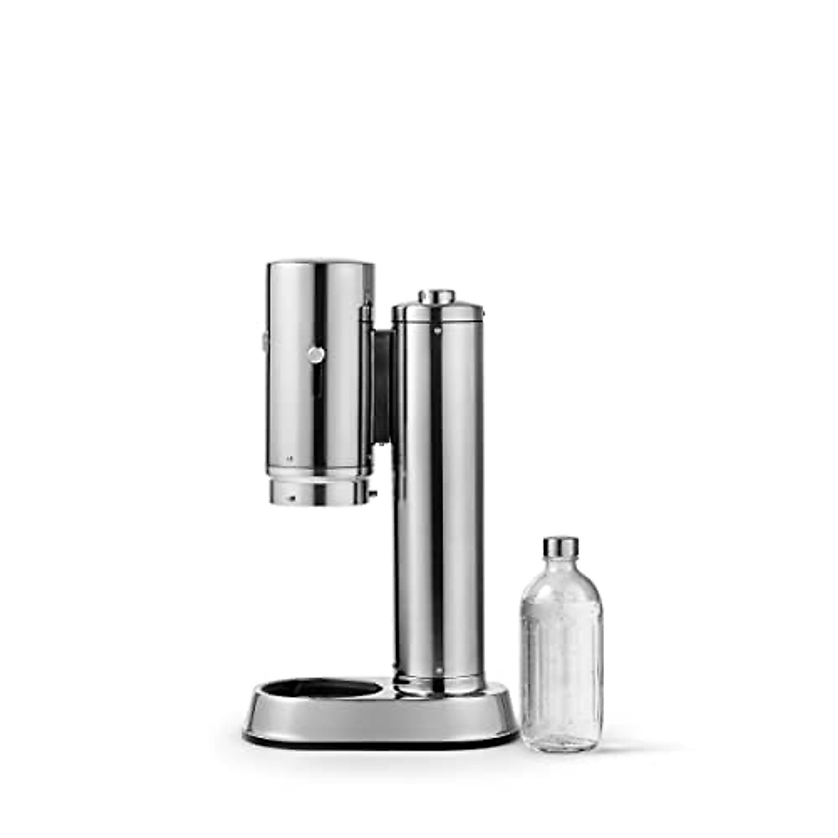 aarke Carbonator Pro Premium Carbonator/Sparkling & Seltzer Water Maker with Glass Bottle - Stainless Steel