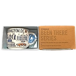 Starbucks Washington DC Been There Series Holiday Espresso Cup Ornament Gift Box