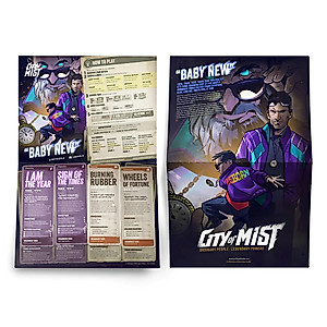 City of Mist Role-Playing Game Character Folio Pack