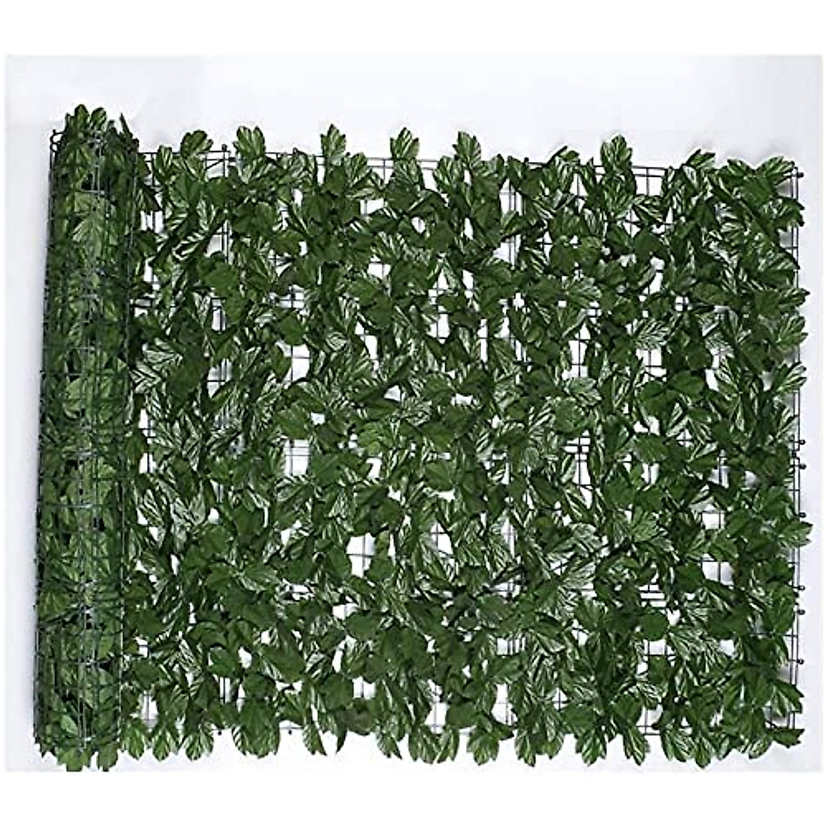 HACSYP Expandable Faux Privacy Fence 1 × 3m Artificial Ivy Leaf Green Fence Board Screening | Green Plastic Fence Sweet Potato Leaf Outdoor Patio Garden Decoration