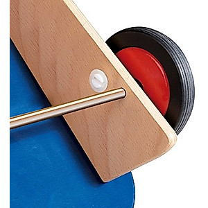 HABA Walker Wagon - Wooden Baby Push Walker, Sit to Stand Walker for Baby Learning to Walk, Push Toys for Toddlers 1-3 with Seat & Storage, 10 Months+