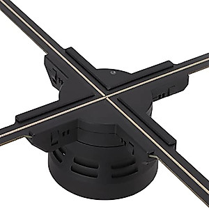 3D Holographic Fan Projector HD Holographic Advertising Display Machine for Shop Bars 70cm 1600x832 100‑240V