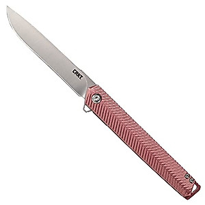CRKT Stylus Everyday Carry, Plain Edge Blade, Liner Lock, Aluminum Handle, Pocket Clip K820BXP