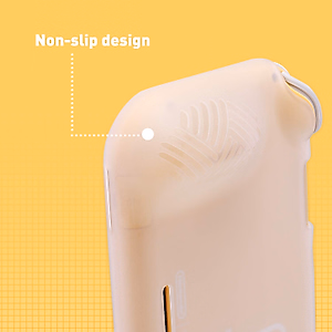 HEATFUN Switch lite Grip Case, TPU Case for Nintendo Switch lite with Tempered Glass Screen Protector