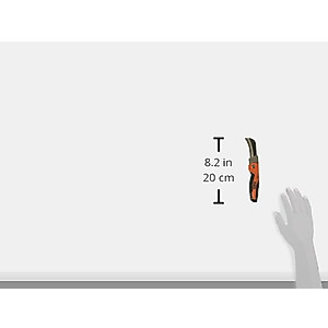 Klein Tools 44218 Utility Knife, Lockback Electricians Knife and Folding Knife with Hawkbill Blade for Cable Skinning, Replaceable Blade