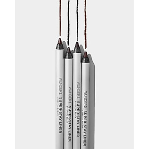 Wunder2 SUPER-STAY LINER Makeup Eyeliner Pencil (Essential Brown Matte) Long Lasting Waterproof Eye Liner