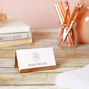 1000 Pieces Printable Business Cards, Perforated Card Stock Paper for Inkjet and Laser Printers, 10 Cards/Sheet (3.5 x 2 in)