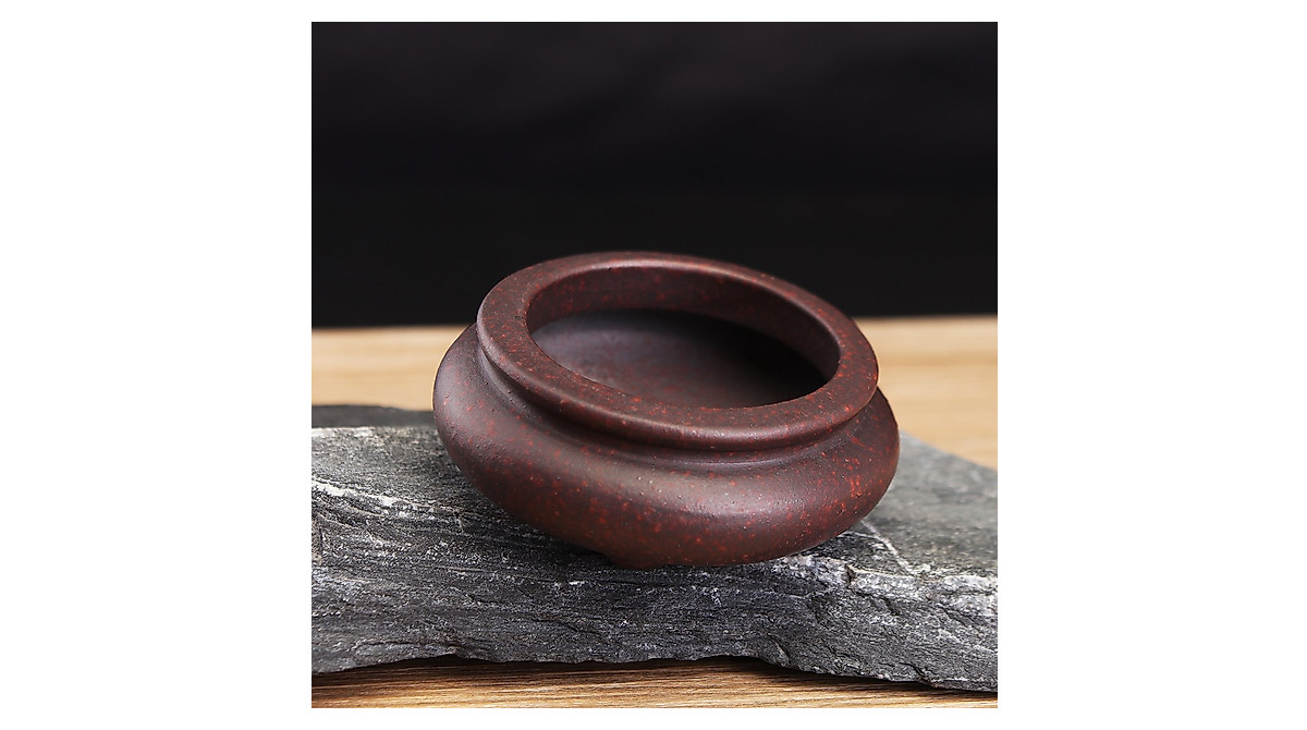 HAPYLY Round Zisha Mame Bonsai Pot Flower Pot Garden Succulent Planters ...