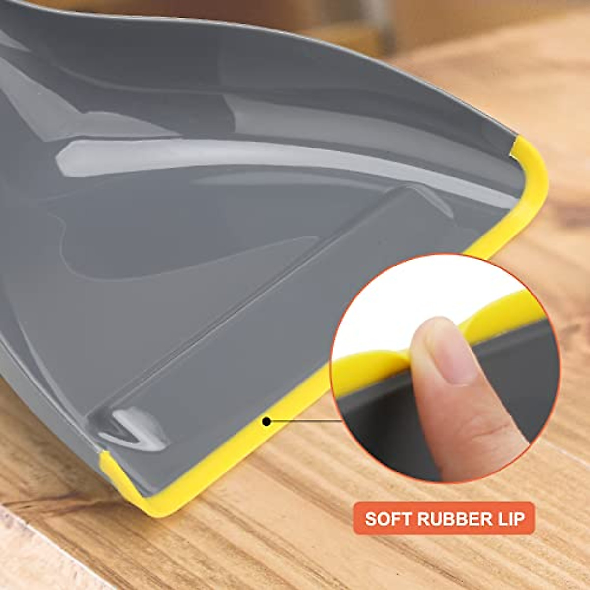 Small Broom and Dustpan Set,Mini Handheld Dust pan with Cleaning Brush Combo for Home,Desktop,Sofa,Kitchen,Keyboard,Sweeping