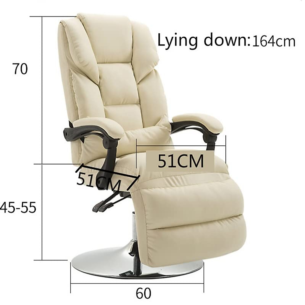 TFIIEXFL Beauty Chair Reclining Lift Comfortable Beauty Mask Stool Flat Reclining Chair Computer Chair Lunch Break Offices