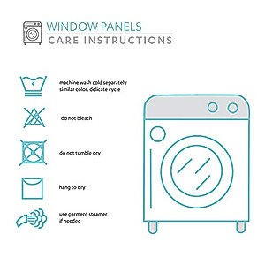 Lush Decor Farmhouse Boho Stripe Woven Tassel Yarn Dyed Cotton Window Curtain Panel Pair, 42" x 84" , Ivory & Black