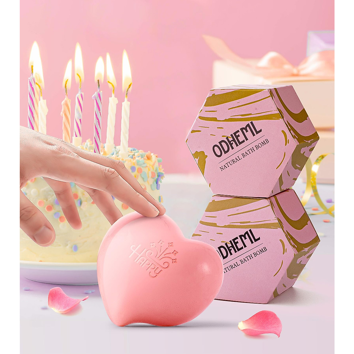 ITABLETAS Birthday Gifts for Women, Mom, Relaxing Spa Gift Set, Unique Gift Basket for Her, Wife Daughter Sister Girlfriend, 30th, 40th, 50th, 60th, 70th Who Have Everything, Creative Birthday Gift