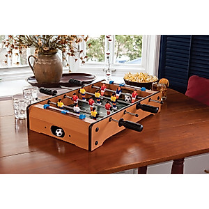 Mainstreet Classics 20-Inch Table Top Foosball/Soccer Game, Brown