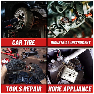 UYECOVE 15-Pcs Bolt Extractor Set, 3/8'' Drive Easy Out Bolt Extractor Set, Stripped Bolt Remover Nut Extractor Set for Damaged, Frozen, Rusted Sockets, Rounded-Off Bolts, Nuts & Screws
