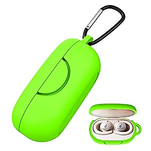 YIPINJIA Compatible with Anker Soundcore Sport X10 Case, Soft Silicone Scratch Proof & Shockproof Protective Case Cover with Soundcore Sport X10 with Keychain(Fluorescent Green)