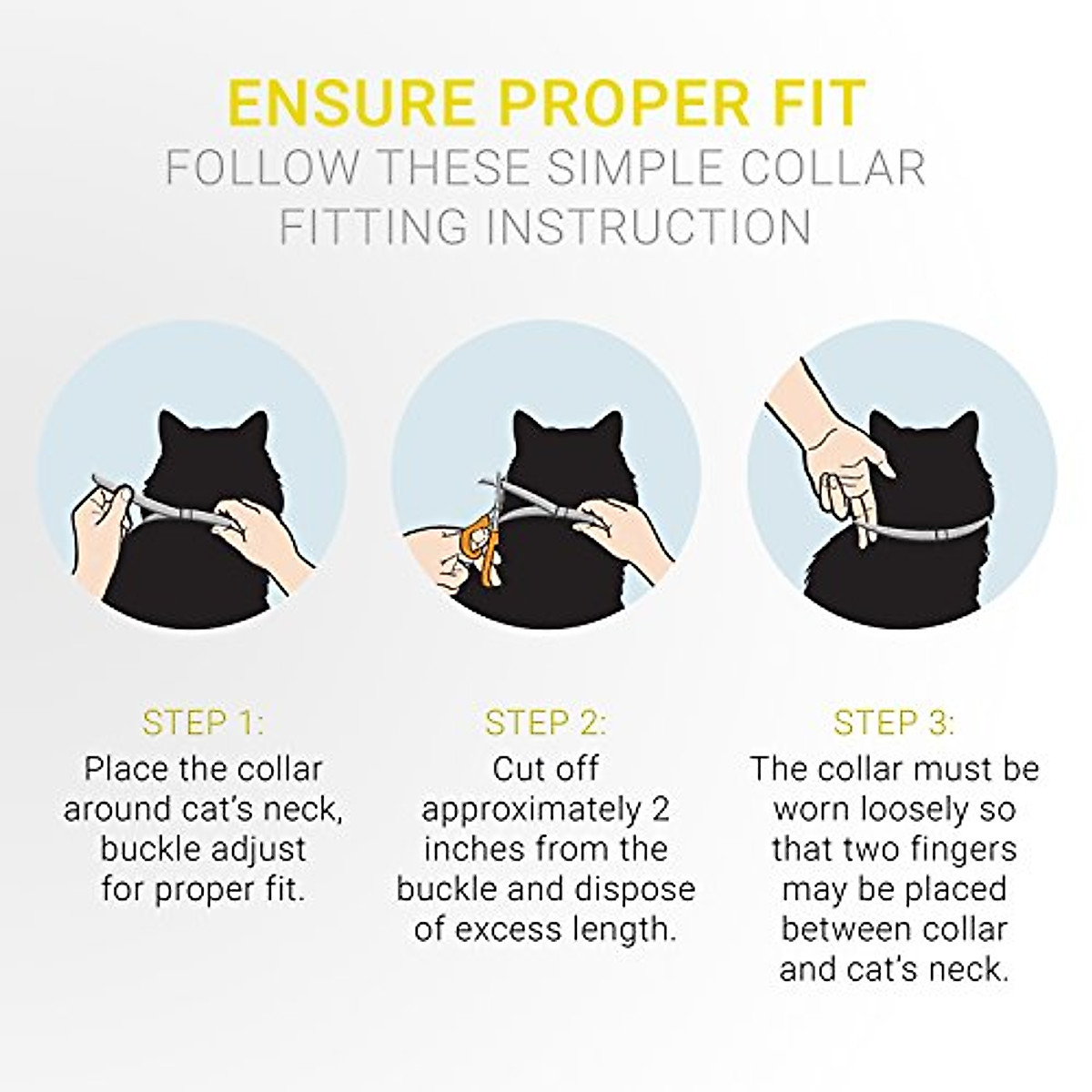 SOBAKEN Flea Collar for Cats, Flea and Tick Prevention for Cats, Natural Cat Flea Collar, One Size Fits All, 13 inch 8 Month Protection - 1 Pack