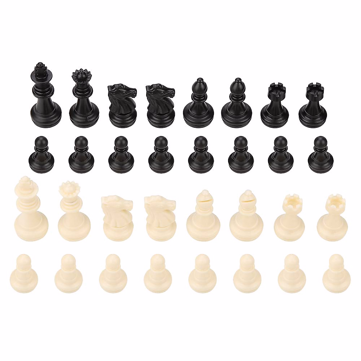 ViaGasaFamido Chess Pieces, Handmade Chess Pieces International Standard 32 Chess Pieces for Replace Miss Pieces