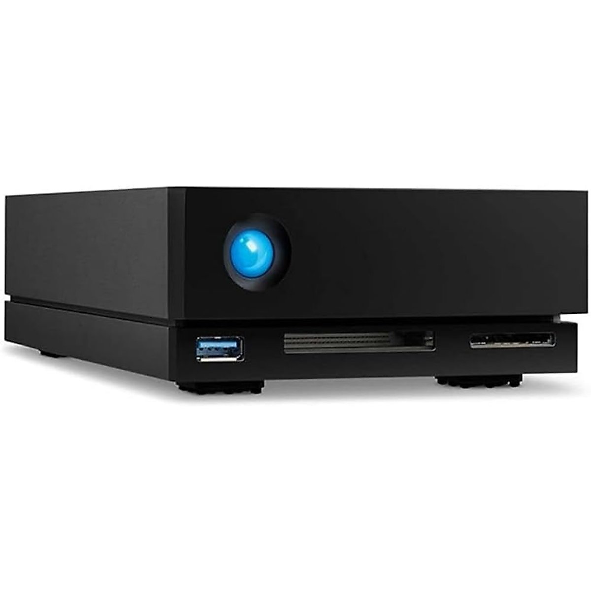 LaCie 1big Dock 4TB External Hard Drive HDD Docking Station – Thunderbolt 3 USB 3.1 USB 3.0 7200 RPM Enterprise Class Drives, for Mac and PC Desktop, Data Recovery (STHS4000800)