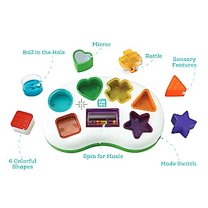 Nothing But Fun Toys Lights & Sounds Shape Sorter Designed for Children Ages 9+ Months,Multi