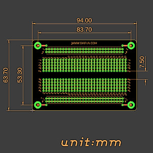 Gikfun Solder-able Breadboard Gold Plated Finish Proto Board PCB DIY Kit for Arduino (Pack of 5PCS) GK1007