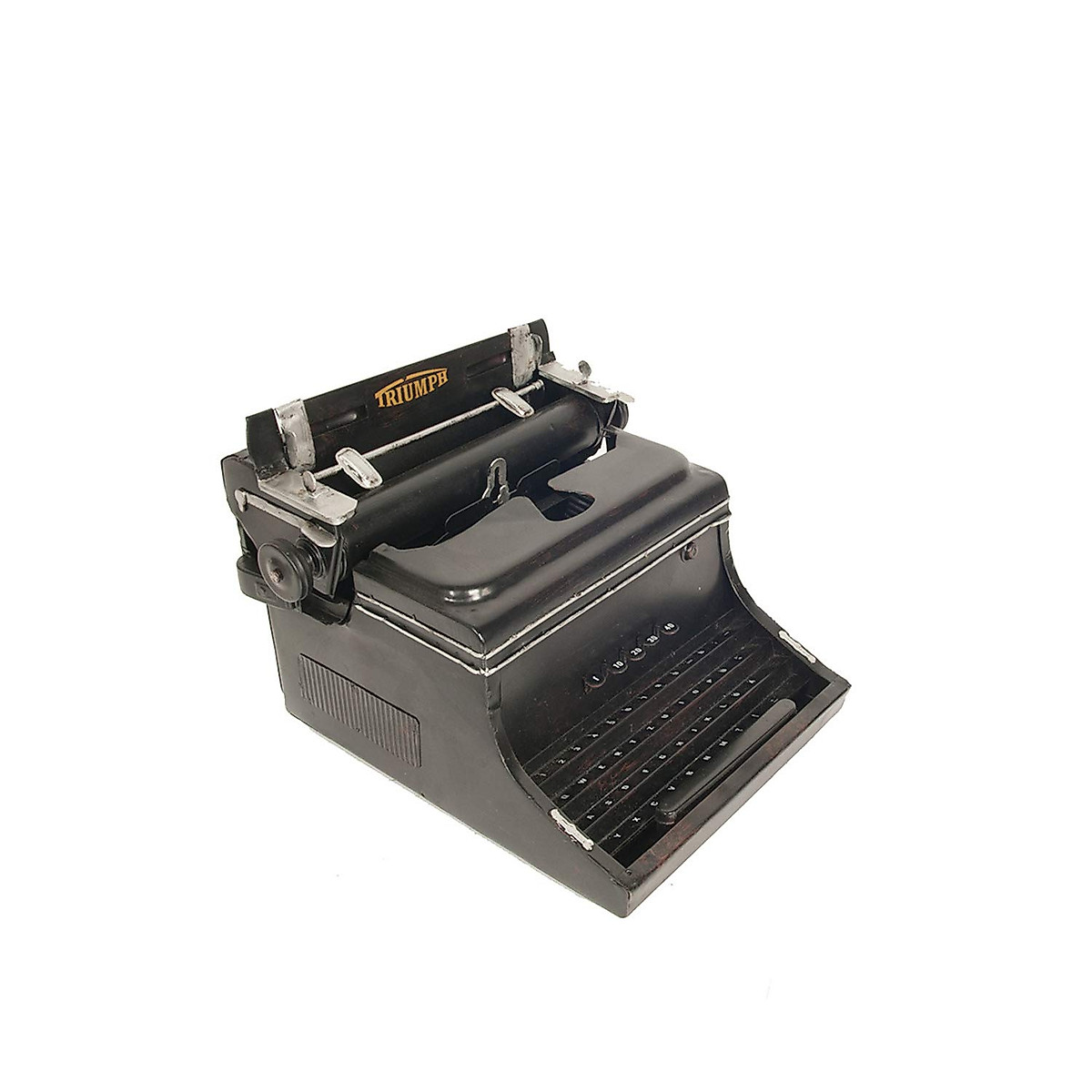 Old Modern Handicrafts 1945 Triumph German Typewriter Handmade Metal - Non-Functional Typewriter Display Model Only