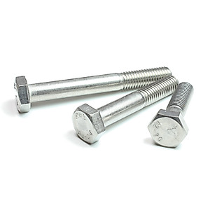 Newport Fasteners M10 x 110mm Hex Cap Screw 18-8 Stainless Steel (Quantity: 25 pcs) M10-1.50 x 110mm Hex Bolt/Coarse Thread/Partially Threaded 26mm inches of Thread/DIN 931