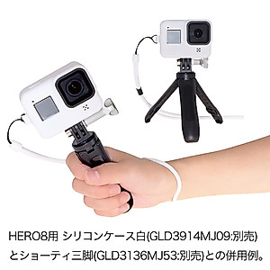 [GLIDER]2 Pcs Titanium White Long Thumbscrew Set for Action Camera, GoPro MAX/HERO10/9/8/7/6/5/Session, Osmo Action/Pocket/Pocket 2,screw bolts, screw bolts long,screws, [Made in Japan][GLD5642MJ168L]