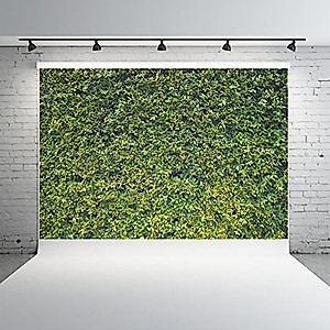7 * 5Ft 3D Green Leaves Photography Backdrops Party Decoration Photo Background DIY Grass Backdrop Wall for Pictures Photo BoothHome Decorations