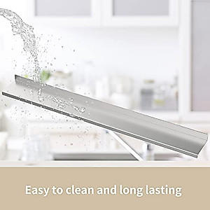 Delmoar Magnetic Shelf for Kitchen Stove 30" Length Silver Stainless Steel Magnetic Spice Rack Shelf On Top of Stove, Zero Installation Kitchen Storage Organization