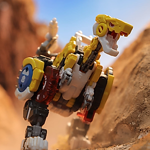 52TOYS Beastbox MEGA DIO Dinosaur Deformation Toys Action Figure, Dinosaur Toys All in One Design Deforms in Dinosaur Mecha and Cube, Great Birthday Party Gift for Teens and Adults