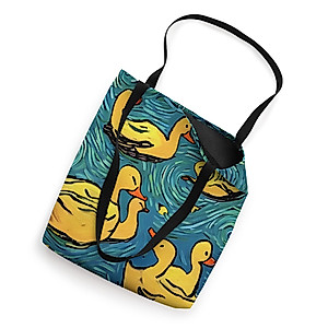 Unique Impressionist Duck Tote Bag