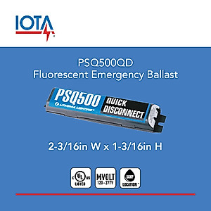 Lithonia Lighting PSQ500QD MVOLT M12 Power Sentry Quick Disconnect Emergency Fluorescent Battery Pack, 500LM
