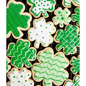 Sweet Cookie Crumbs St Patrick's Day Clover Cookie Cutter Set, 3 Piece, Stainless Steel, Shamrock