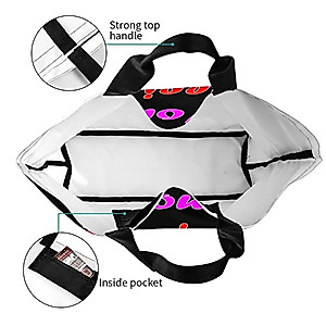 Custom Large Tote Bag, Design Your Own Shoulder Bag Personalized Top Handle Satchel Handbag for Work Travel Business Shopping or Leisure, Black