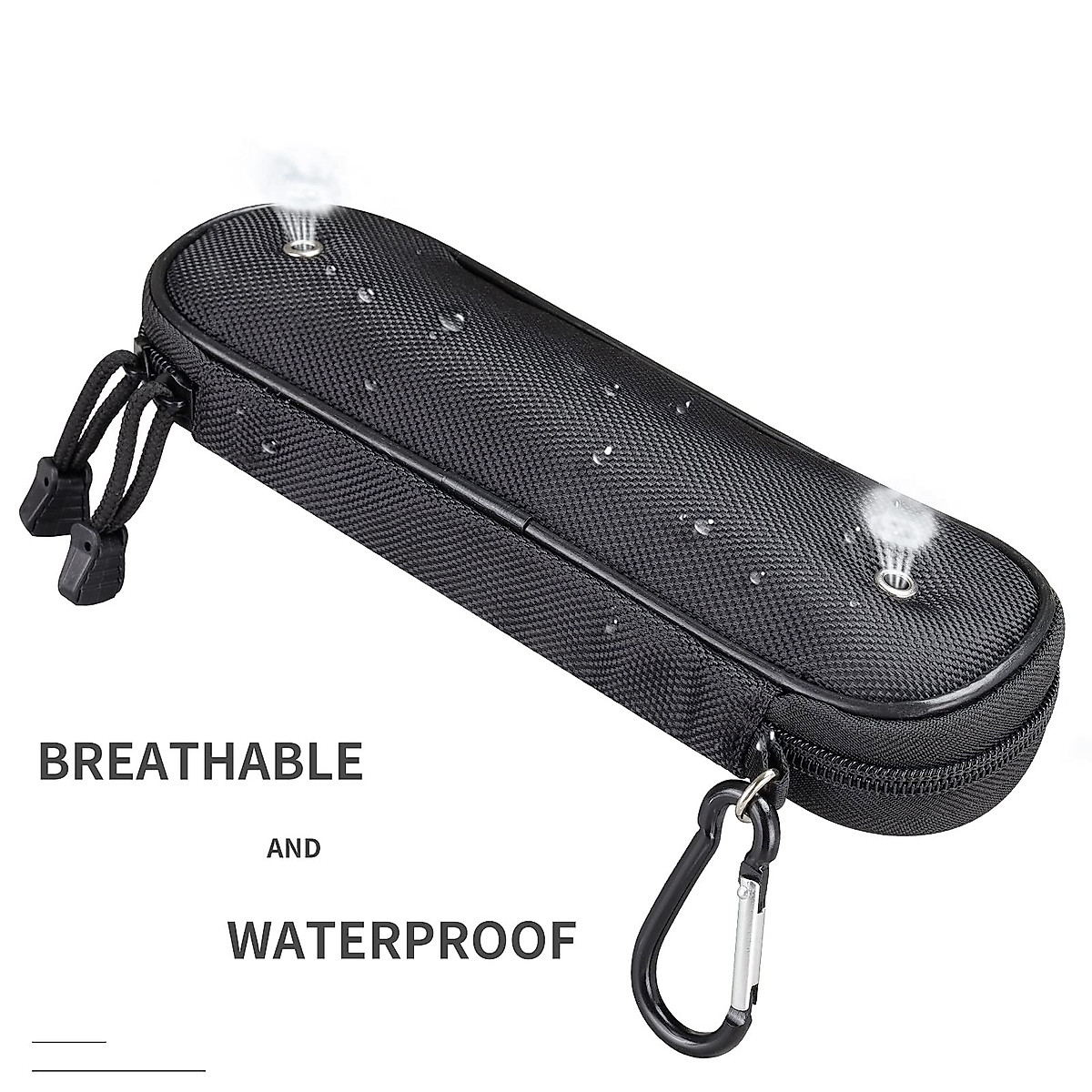 Toothbrush Travel Case for Oral-B Pro 500/600/650/1000/1500/2000/3000/3500/5500/Pro-Health,Genius X Limited/6000/7000/7500/8000/9600,Smart 1500/3000/5000,Vitality Dual Clean.(Case Only) Black