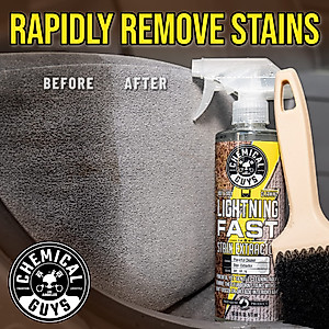 Chemical Guys SPI_191_16 Lightning Fast Carpet and Upholstery Stain Extractor, (For Cars, Trucks, SUVs, RVs, Home, Interior, Pets & More) 16 fl oz