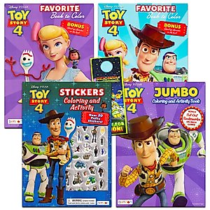 Toy Story Coloring Books for Kids, Boys, Girls - Bundle with 3 Toy Story Coloring and Activity Books Plus Stickers, Mask, and More (Toy Story Gifts for Kids)