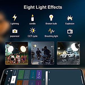 GVM 150W Video Light Kit, 2700K-7500K Continuous Lighting for Photography with Lantern Softbox&Stand, Bi-Color Studio Light Kit with Bluetooth Control, CRI 97+ 8 Scene Lights for Live Streaming